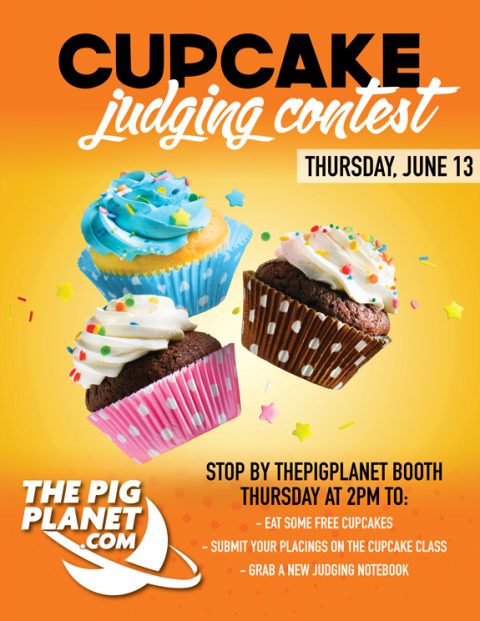 2024 Cupcake Judging Contest - The Pig Planet